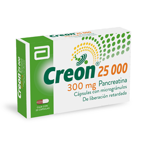 Creon 25.000 Ui / 300 Mg Caja X 20 Capsulas - Creon