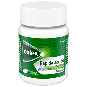 DOLEX AVANZADO 500 MG OPTIZORB FCO X 24 TABLETAS RECUBIERTAS