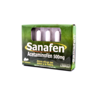Sanafen Laproff 500 Mg X 20 Tabletas - Sanafen