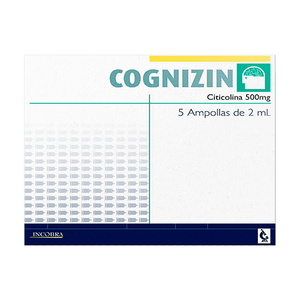 Cognizin 500 Mg X 5 Ampollas - Cognizin