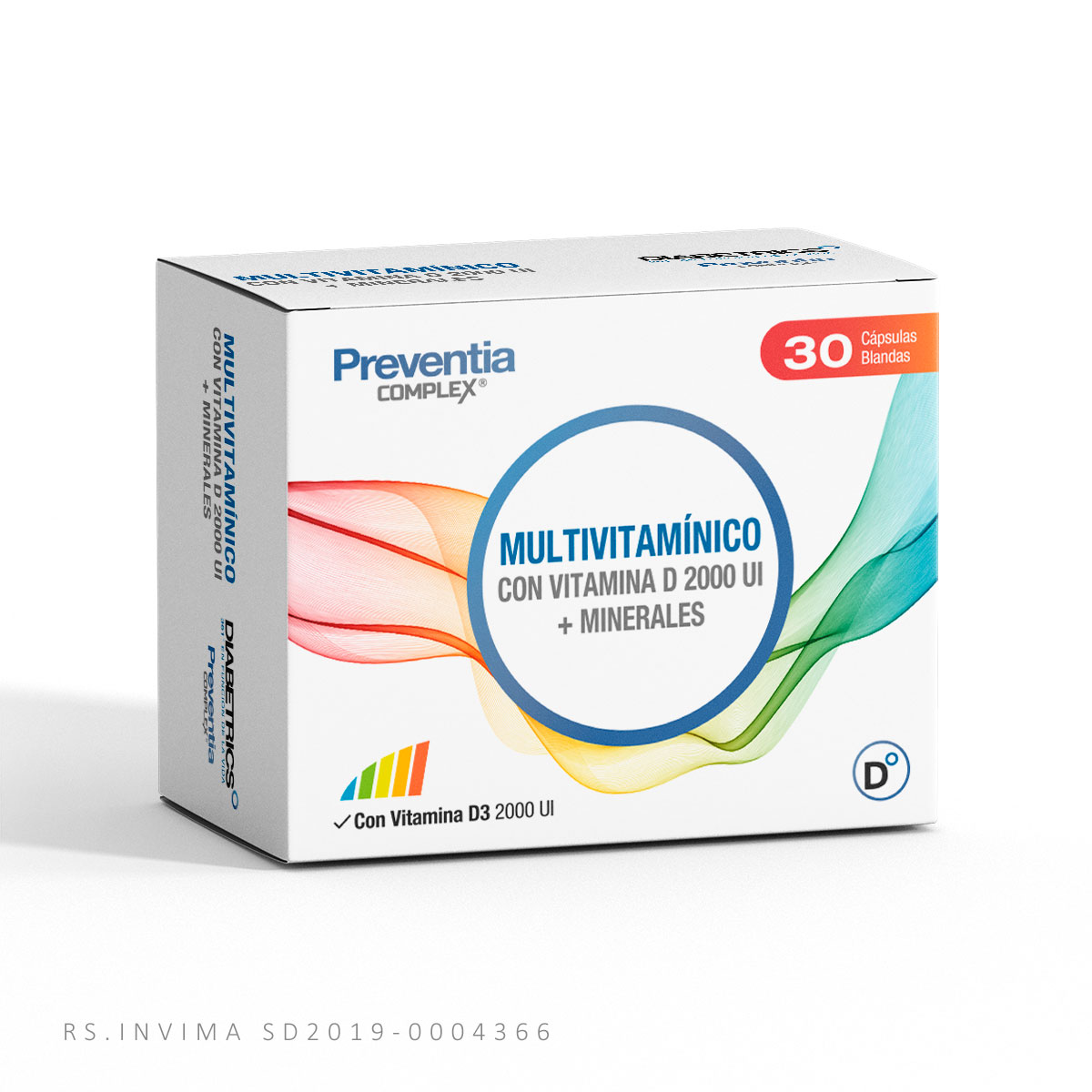 PREVENTIA COMPLEX CAJA X 30 CAPSULAS BLANDAS (MULTIVID C/VIT D 2000 UI ...