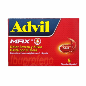 ADVIL MAX 400 MG CAJA X 5 CAPSULAS LIQUIDAS