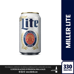 Cerveza Miller Lite Lata X 330 Ml - Miller